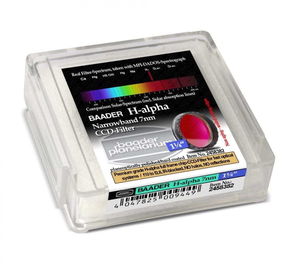 Baader H-alpha 7nm CCD Narrowband-Filter – LunaticoAstro