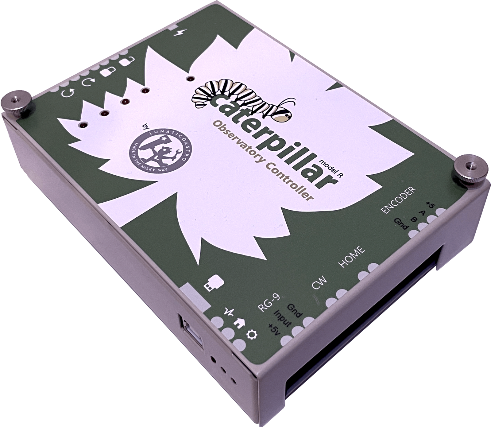 Caterpillar-R relay based dome controller – LunaticoAstro